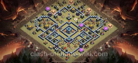 Best War Base Th13 With Link Town Hall Level 13 Cwl Base Copy 154