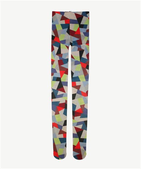 Patchwork Print Tights｜anrealage Official Online Shop