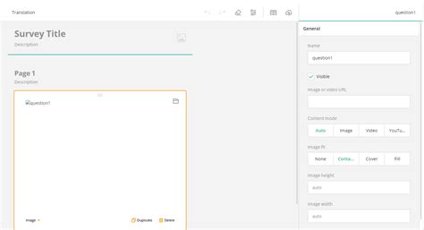 Image Question Display A Placeholder And Upload Button Instead Of A