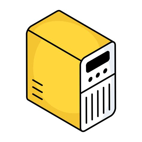 An Icon Design Of Cpu Central Processing Unit 20081143 Vector Art At Vecteezy
