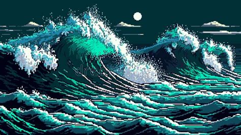 8 Bit Water Splash Stock Illustrations 42 8 Bit Water Splash Stock