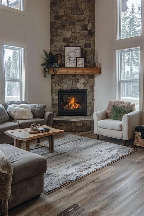 40 Corner Fireplace Ideas For Your Living Room Inaugural Homes