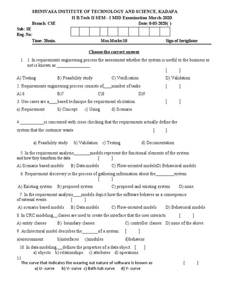 se mid question paper pdf class computer programming system