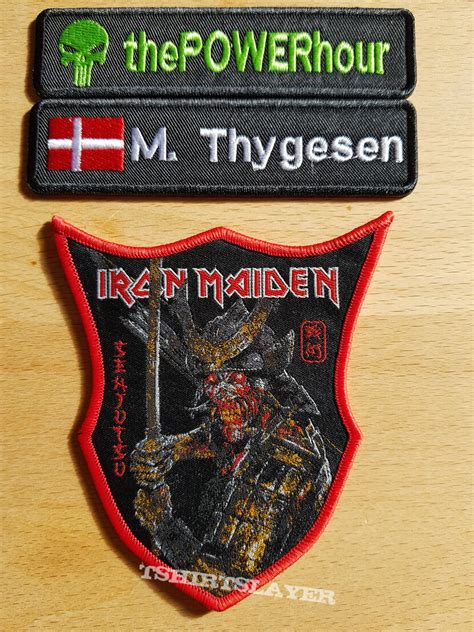 Iron Maiden Iron Maiden Senjutsu Patch Thepowerhours Tshirtslayer