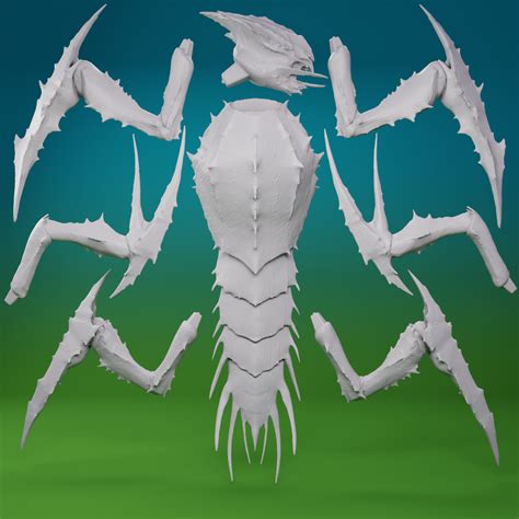 3d File Terminid Warrior Helldivers 2 3d Printable Figurine 🪖 ・model To Download And 3d