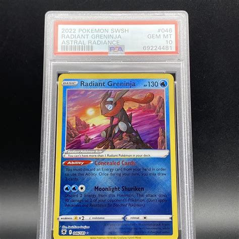 Radiant Greninja 2022 Sword And Shield Astral Radiance 046189 Holo