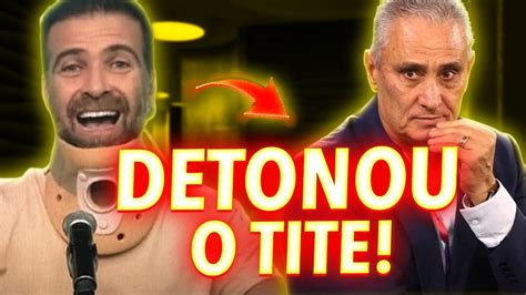 PILHADO DETONOU O TITE NA JOVEM PAN DEPOIS DO JOGO HORROROSO DO FLAMENGO VEJA O SURTO DO