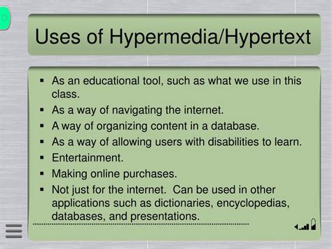 Ppt Hypertext And Hypermedia Powerpoint Presentation Free Download