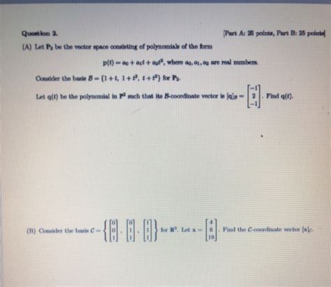 Solved Question 2 Part A 25 Pointa Part B 25 Points A