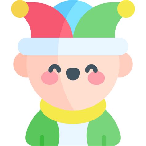 Jester Kawaii Flat Icon