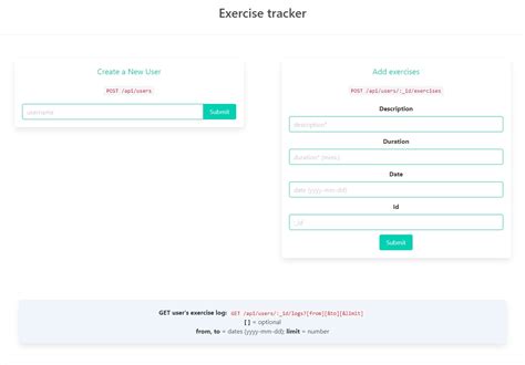 Github Camilojimenezjexercisetracker Project Back End Development