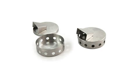 Steven Raichlen Stainless Barbecue Smoke Pucks Set Of 2 Groupon