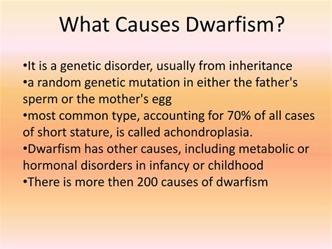 Dwarfism Biology Pptx