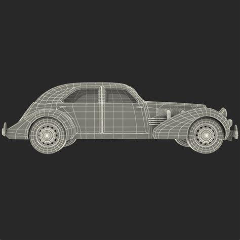 Cord 810 Sedan 3d Model