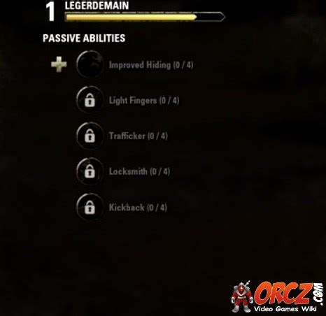 Category TESO Legerdemain Orcz The Video Games Wiki