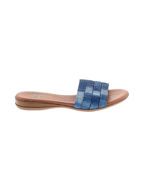 Andre Assous Blue Sandals Size 9 67 Off Thredup