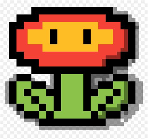 Fire Mario Pixel Art