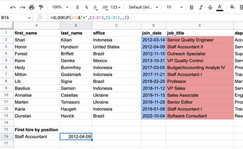 XLOOKUP Google Sheets Guide With Examples Coupler Io Blog