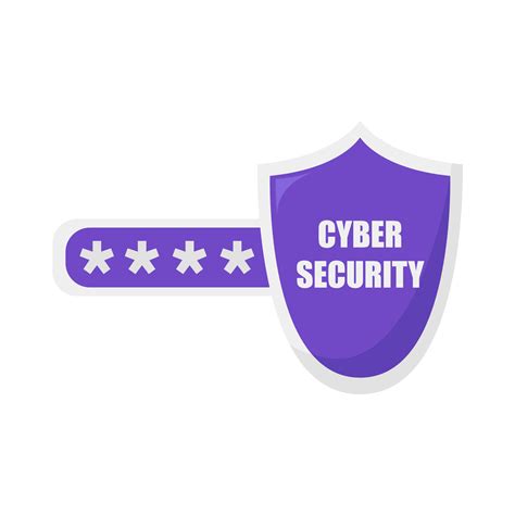 Cybersecurity Protection With Password Illustration 38008683 Vector Art