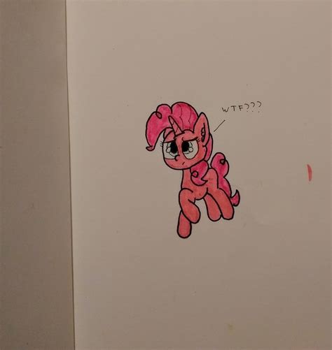 Safe Artist Badponyvectors Pinkie Pie Pony Female Looking Up Mare Raised Hoof