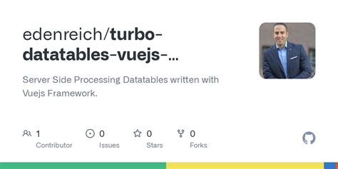 Github Edenreichturbo Datatables Vuejs Components Server Side