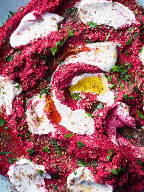 Mediterranean Beet Dip With Greek Yogurt Or Labneh Nim Pairings