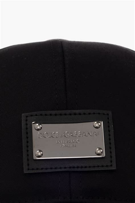 Czarny Czapka Z Daszkiem Dolce Gabbana Vitkac Polska