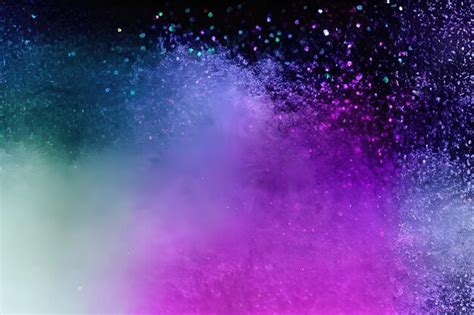 Premium Photo Purple Pink Glowing Sparkling Particles