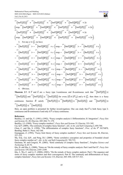 On Continuity Of Complex Fuzzy Functions Pdf