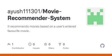 movie recommender system recommender system ipynb at main · ayush111301