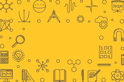 Premium Vector Science Technology Engineering And Math Yellow