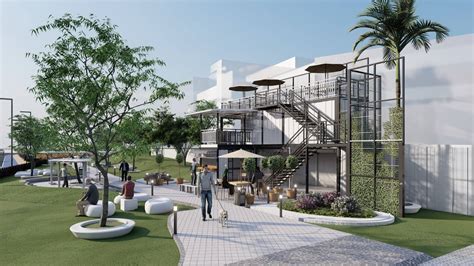 Container Cafeteria Ora Architects