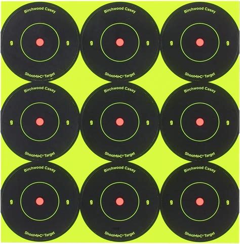 Amazon Birchwood Casey Shoot N C 2 Inch Round Bull S Eye Target