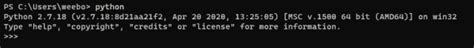 Upgrade Python In Windows 4sysops