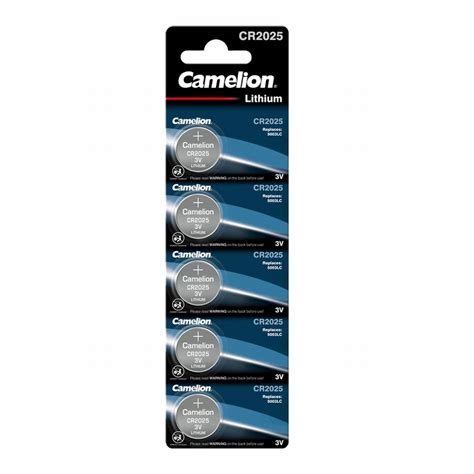 Camelion CR2025 Lithium Button Cell 5er Blister Button Cells