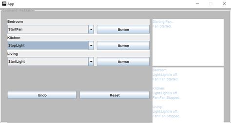 Github Filmon Arefayne Commandpattern Swing Implementation Of The