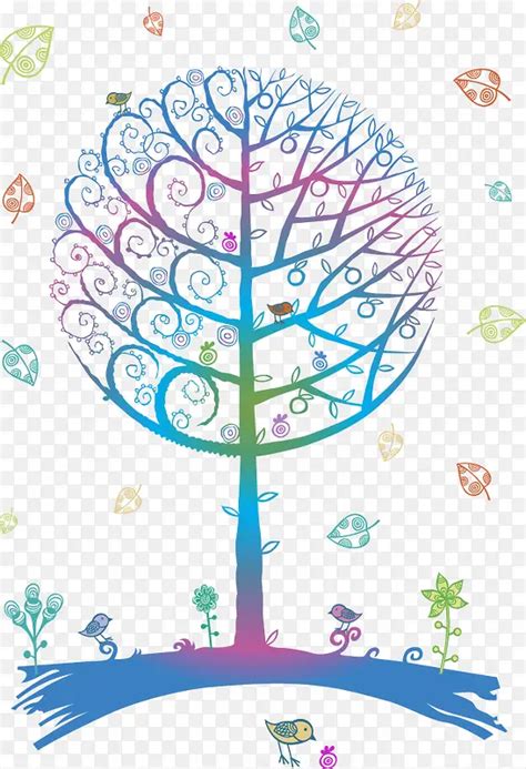 儿童画矢量树png图片素材下载图片编号9675112 Png素材网