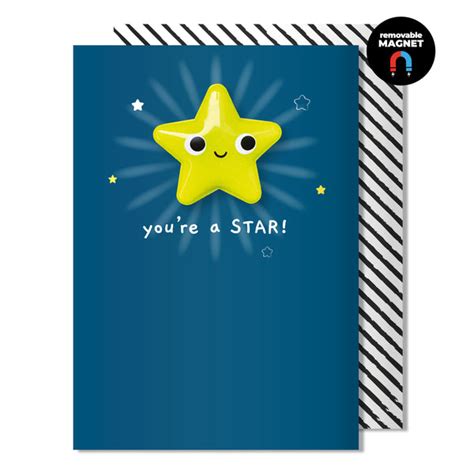 Youre A Star Thank You Card Star Magnet Pango Productions