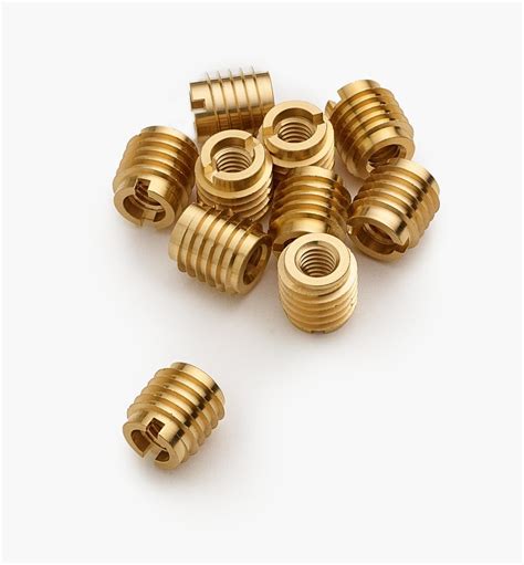5 16 18 Brass Knife Edge Insert Nuts Lee Valley Tools
