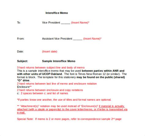 Interoffice Memo Templates 20 Free Sample Example Format Free
