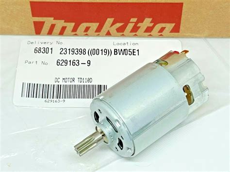 Genuine Makita DC Motor 629163-9 For Impact Driver TD110D | eBay