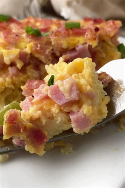 Slow Cooker Cheesy Ham Hashbrown Casserole Easy Peasy Slow Cook