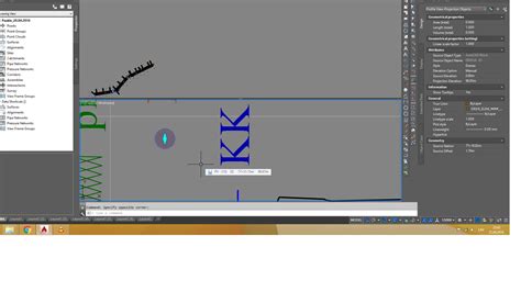 profile view projection grips are different in civil 3d 2014 and civil