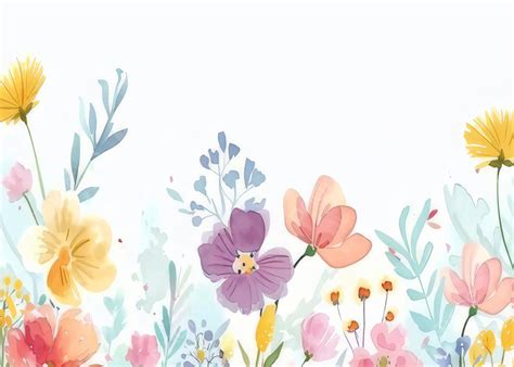 파스텔 봄 꽃 디자인으로 섬세한 꽃 배경 꽃 배경 파스텔 꽃 봄 디자인 배경 일러스트 및 사진 무료 다운로드 Pngtree