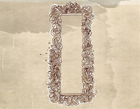 Download Frames Ancient Wood Royalty Free Stock Illustration Image