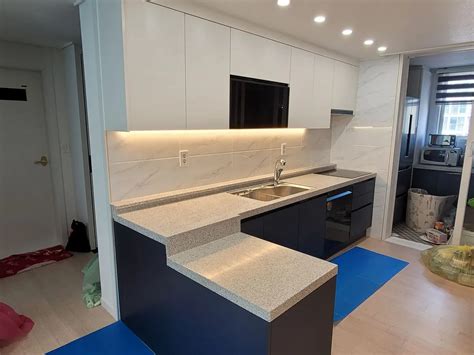 34평 주방리모델링 센트럴디자인 인테리어 숨고 숨은고수