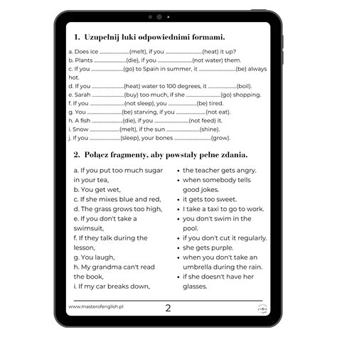 Zestaw Conditionals Sklep Master Of English