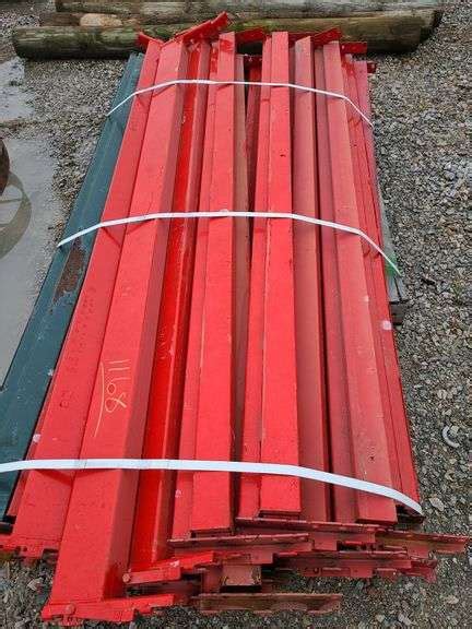 25 Pallet Rack Side Rails Schmid Auction