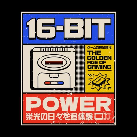 16 Bit Power Men S T Shirt Regular Threadless Artist Shop
