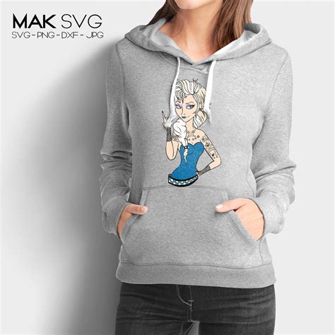 Elsa Punk Svg Frozen Svg Elsa Svg Frozen Cut File Frozen Cricut File Princess Svg Etsy